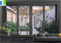 China EBUNGE Commercial Exterior Accordion Double Glazed Glass Doors Sliding Bifolding Door 80mm Panel 3000mm Height for sale