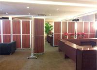 China Room Driver No track With Floor Wheels Partition Wall Folding Project for sale