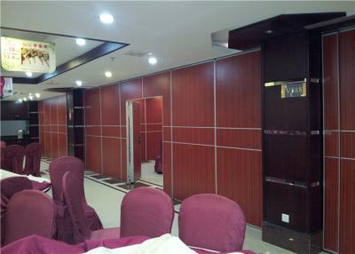 China Customized Aluminum Frame 65mm Hotel Movable Operable Partition Wall For Hotel Hall for sale