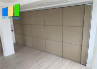 China Soft Cover Folding Sliding Operable Partition Walls 65mm 85mm 100mm Acoustic Room Dividers for sale