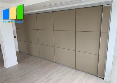 China Soft Cover Folding Sliding Operable Partition Walls 65mm 85mm 100mm Acoustic Room Dividers for sale