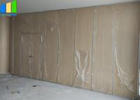 China Folding Partition Wall Acoustic Room Divider Movable Wall with Door 65mm to 100mm for sale