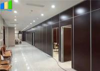 China Folding Sliding Partition Walls MDF Melamine Movable Soundproof Walls Partition for sale