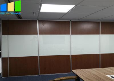 China Soundproof Folding Door Operable Partition Wooden Dividers Acoustic 65mm 85mm 100mm for sale