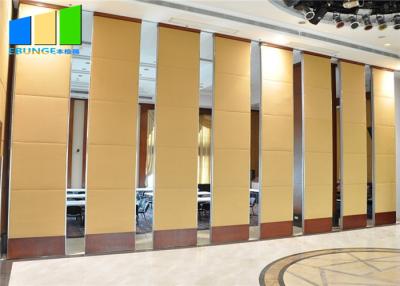 China Hotel Room Divider Folding Door Divider Customized Color Movable Partition Wall For Interior Design for sale
