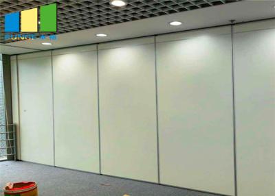 China Classroom Soundproof Partition System 65mm 100mm Acoustic Sliding Wall Panels for sale