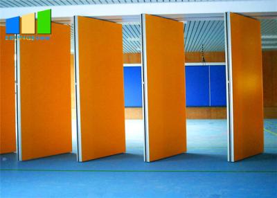 China Acoustic Movable Partition Wall 65mm 100mm Wooden Folding Hanging Room Divider for Hotel for sale