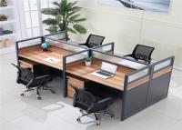 China Modern Type MFC Panel Mesh Office Chair With Wheels Cubicle Office Table 4 Seater Office Workstation for sale