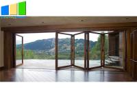 China Aluminum Alloy 6063-T5 Folding Door 1.2mm Profile Thickness Tempered Glass for Kitchen Cabinet for sale