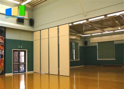 China Ballroom Soundproof Folding Partition Wall 65mm Thick Movable Wooden Panel for Auditoriums for sale