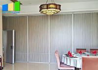 China Wooden Acoustic Sliding Folding Room Partition Walls 65mm 85mm 100mm Movable for sale