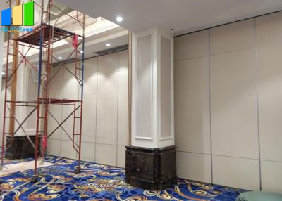 China Kenya Movable Partition Walls Melamine MDF Finish Banquet Acoustic 65mm Panel Height Up to 4000mm for sale