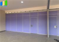 China Acoustic Operable Room Divider Movable Wooden Partition Wall 65mm 100mm for Auditoriums for sale