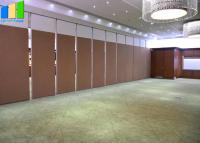 China Acoustic Movable Wall Partition 65-100mm Thickness Soundproof Room Divider for Banquet Hall for sale