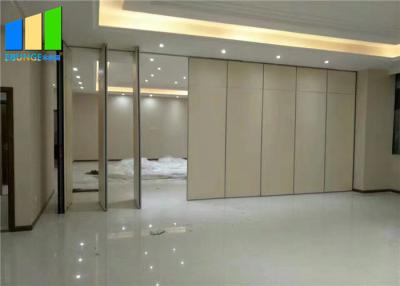 China Classroom Wooden Movable Door Acoustic Partition Walls 65mm 85mm 100mm for Office for sale