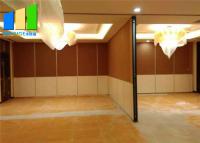 China Fire Resistant Movable Sliding Folding Partition Walls 65mm 85mm 100mm Aluminum Frame for sale