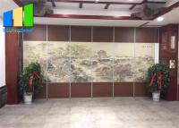 China Banquet Hall Screen Fireproof Sliding Movable Acoustic Partition Walls for sale