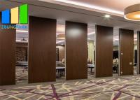 China Temporary Sliding Acoustic Wooden Movable Partition Walls - 65mm to 100mm Thickness with 32-50dB Sound Insulation for sale