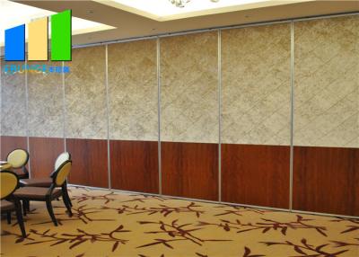 China Aluminum Frame Sound Proof Partitions 65mm-100mm Thickness 20-50dB Insulation for Restaurants Ballrooms for sale