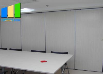 China Laminate Finish Removable Soundproof Sliding Partition Wall 65mm 100mm for Hotel Convention Hall for sale