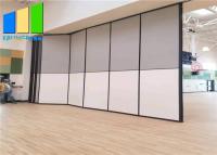 China Mobile Acoustic Hotel Fabric Folding Partition Walls For Function Hall for sale
