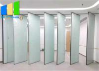 China Banquet Hall Acoustic Moveable Wall Folding Soundproof Room Dividers 600-1200mm Width with Top Hanging System for sale