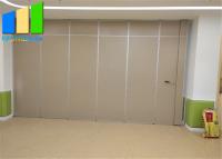 China Office Sliding Foldable Acoustic Partition System 600-1200mm Width with Ceiling Mount Track for sale