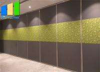 China Dance Studio Sound Insulation Folding Partition 600-1200mm Width Acoustical Room Dividers with Top Hanging System for sale