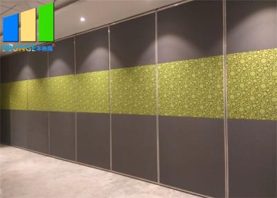China Dance Studio Sound Insulation Folding Partition 600-1200mm Width Acoustical Room Dividers with Top Hanging System for sale