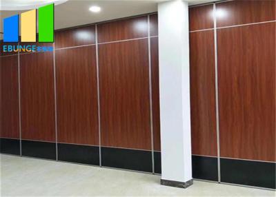 China Acoustic Movable Partition Walls 65mm to 125mm Thick Leather Surface for Hotel Hall for sale
