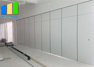 China Laminate Flexible Folding Sliding Sound Proof Office Partition 80mm Thick 38dB for sale