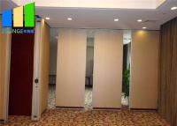 China Laminate Veneer Soundproof Folding Partition Wall 80mm Thick 450kg Load for Office Classroom for sale