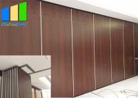 China Banquet Room Acoustic Folding Door System Mobile Sliding Partition Walls 65mm 100mm for sale