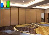 China Office Acoustic Folding Door Removable Partition Walls 65-100mm Panel Thickness Up to 18000mm Height for sale