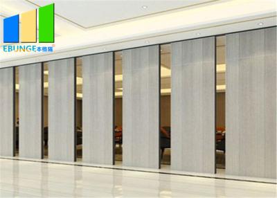 China Office Acoustic Folding Door Removable Partition Walls 65-100mm Panel Thickness for Meeting Room for sale