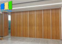 China Office Temporary Divider Aluminum Frame Sliding Folding Movable Wall Partitions for sale