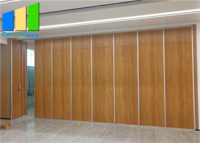 China Office Temporary Divider Aluminum Frame Sliding Folding Movable Wall Partitions for sale