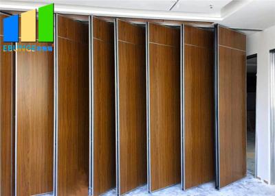 China Commercial Acoustic Folding Partition Walls for Conference Halls - 65mm to 100mm Thickness, Up to 18000mm Height, 55dB STC Rating for sale