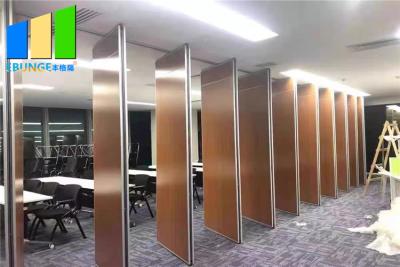 China Sound Proofing Folding Office Acoustic Partition System - 65mm to 100mm Thickness, 20-50dB Sound Insulation for sale