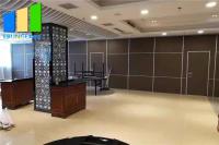 China Interior Wood Movable Sound Proof Partitions Wall Folding Sliding Door System for sale