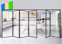 China Double Glazed Tempered Glass Folding Patio Doors with 120