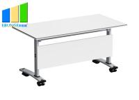 China Modern Office Room Simple Design Mobile Folding Training Tables With Metal Frame for sale