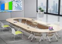 China Adjustable Foldable Training Table MFC Aluminum 5 Year Warranty School Meeting Room for sale