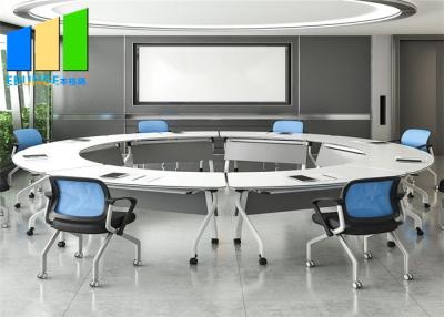 China Adjustable Folding Stackable Conference Room Tables Office Training Tables for sale