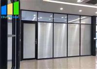 China Soundproof Demountable Glass Partition Wall System 80mm STC 45dB American Standard for sale
