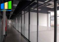 China Fireproof Tempered Glass Partition System For Office And Hotel Decoration for sale