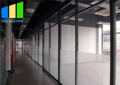 China Fireproof Tempered Glass Partition System For Office And Hotel Decoration for sale