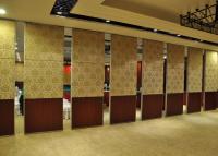 China Aluminum Movable Partition Wall 500-1230mm Width Sound Proof 28-42db Sliding Door for sale