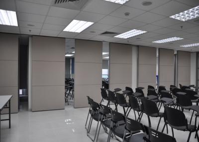 China Conference Room Sliding Folding Partitions Movable Walls 500-1230mm Panel Width 2000-6000mm Height for sale