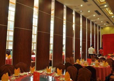 China Steel Track Operable Folding Partition Walls 13000mm Height 55db Soundproof for sale